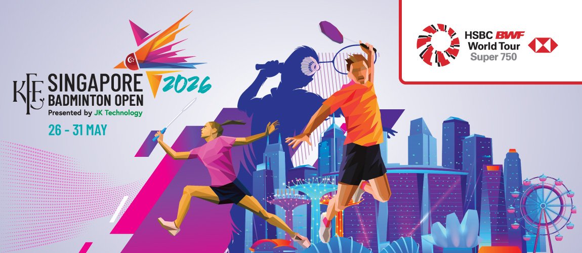 Tickets: KFF Singapore Badminton Open 2026 @ Singapore Indoor Stadium ...