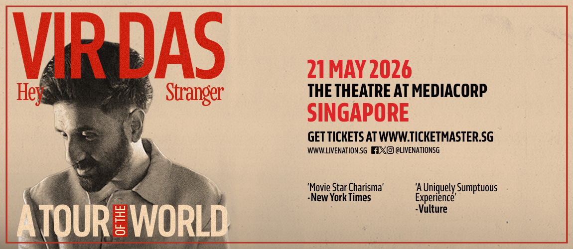 Tickets: Vir Das: Hey Stranger in Singapore @ The Theatre at Mediacorp ...