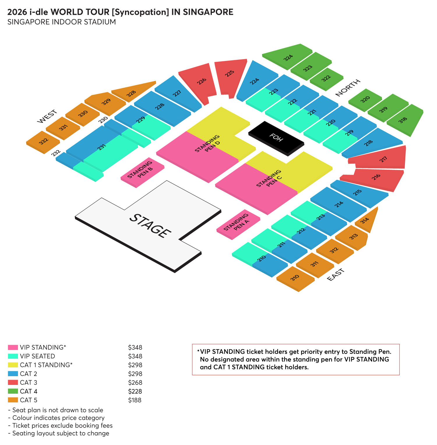 Tickets: 2026 i-dle WORLD TOUR [Syncopation] IN SINGAPORE @ Singapore ...